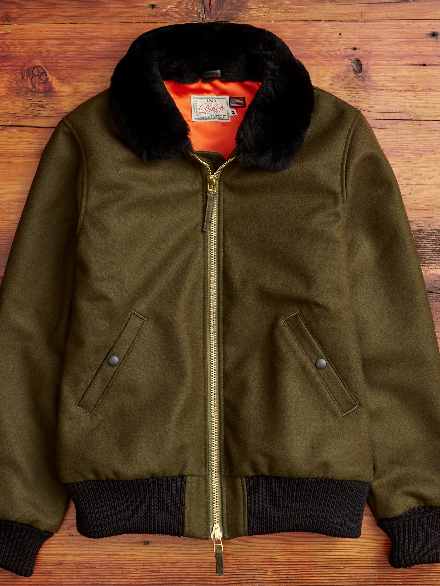 Flyers Club Jacket in Loden Green – Blue Owl Workshop