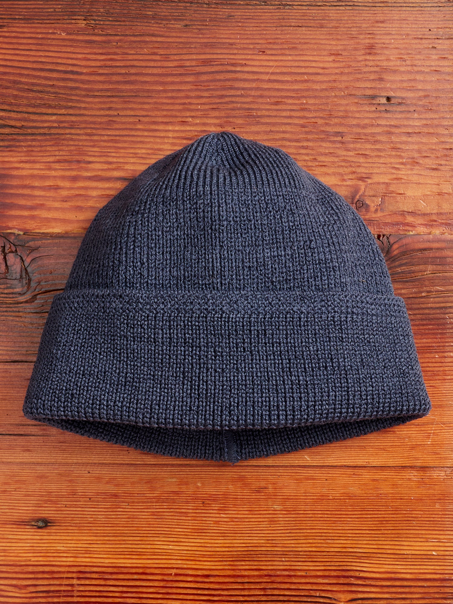 Wool Knit Watch Cap in Centennial Blue – Blue Owl Workshop
