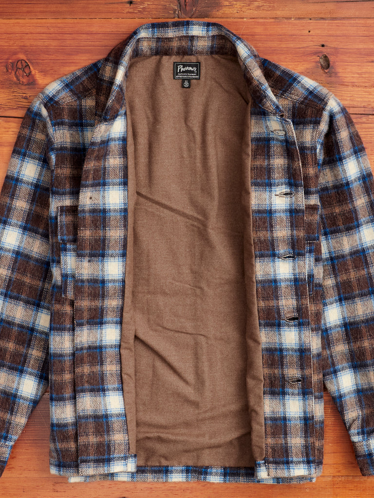 Wool CPO Shirt Jacket in Brown Plaid – Blue Owl Workshop