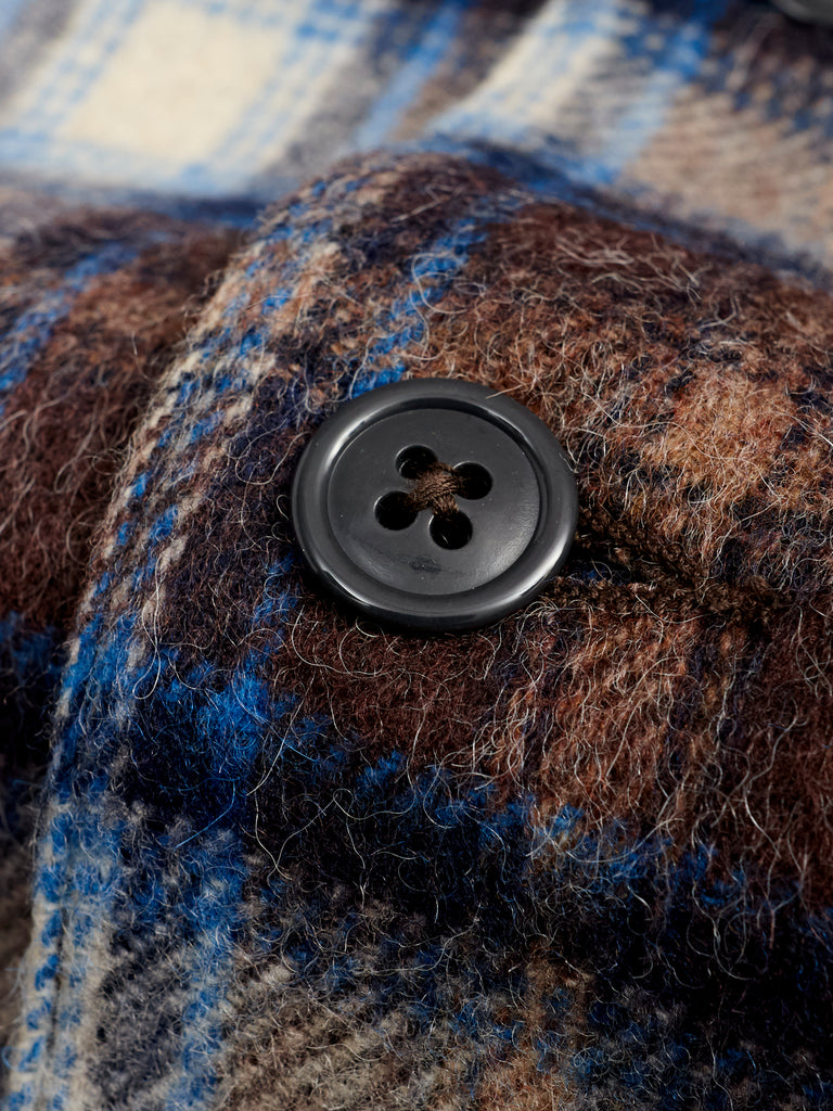 Wool CPO Shirt Jacket in Brown Plaid – Blue Owl Workshop