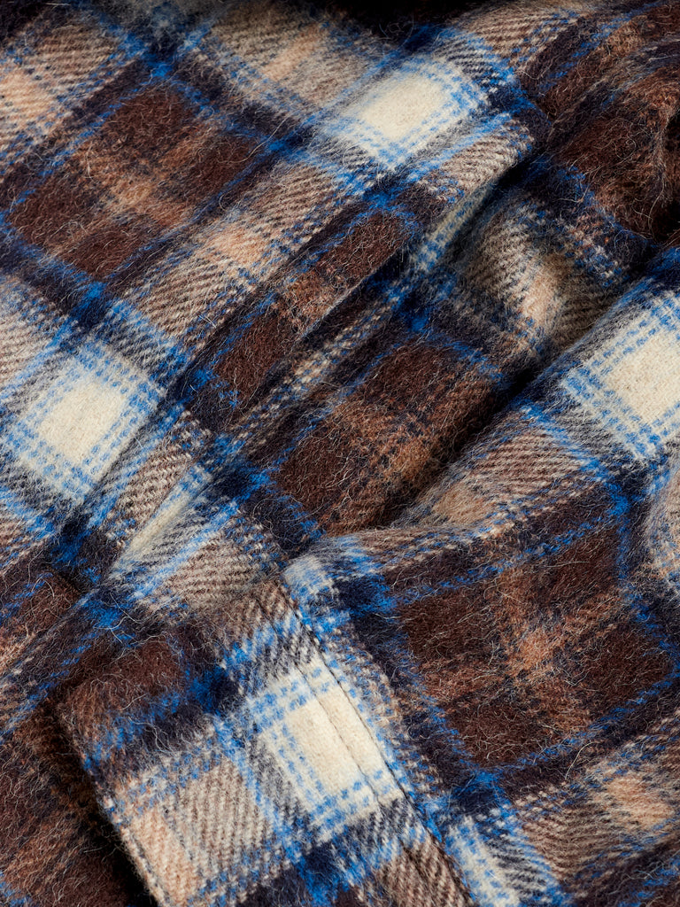 Wool CPO Shirt Jacket in Brown Plaid – Blue Owl Workshop