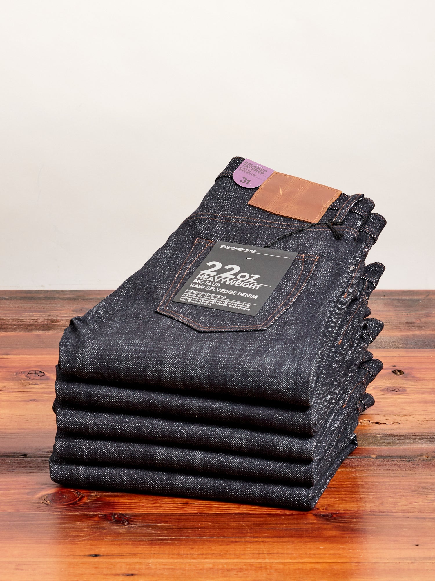 UB670 Big Slub 22oz Selvedge Denim - Relaxed Tapered Fit – Blue Owl ...
