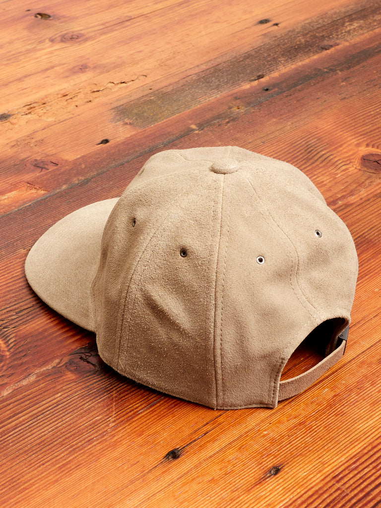 Suede Cap in Light Beige – Blue Owl Workshop