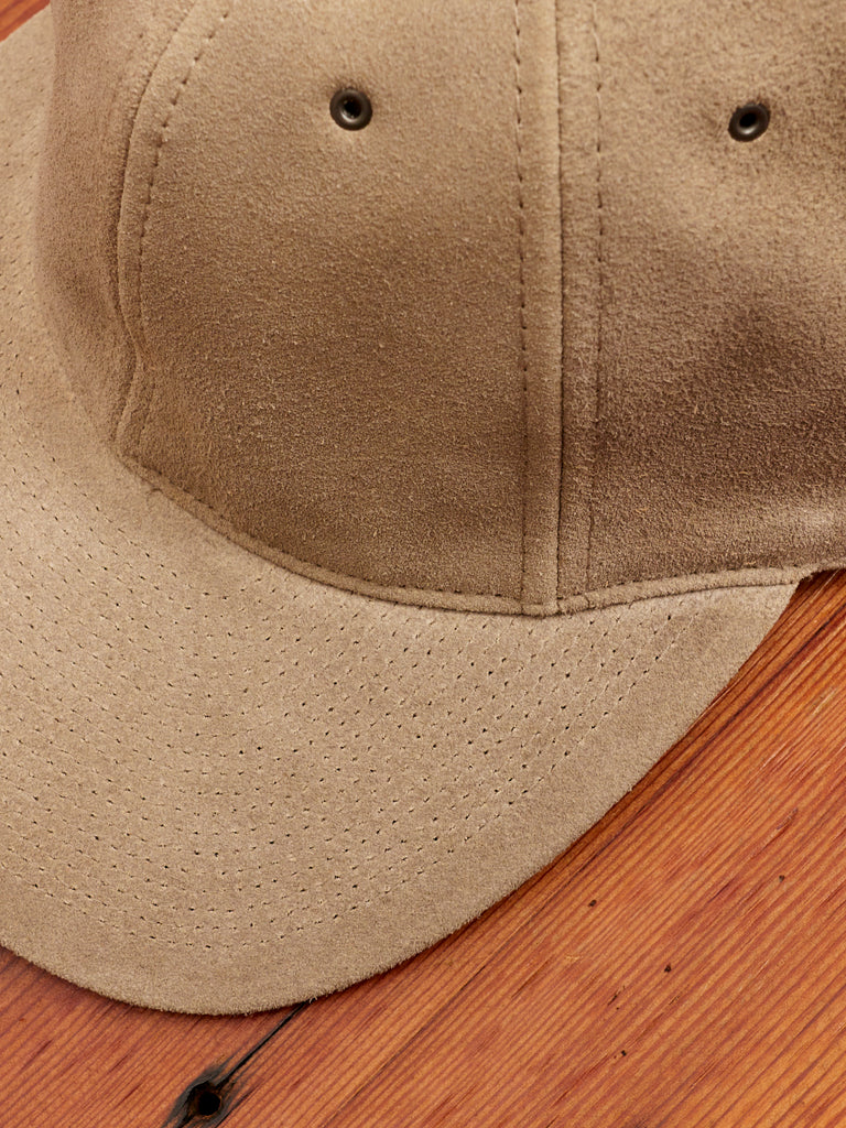 Suede Cap in Light Beige – Blue Owl Workshop