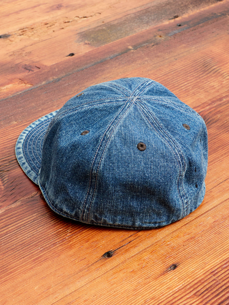 Denim Service Cap in Vintage Indigo – Blue Owl Workshop