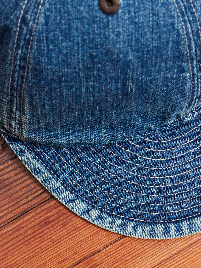 Denim Service Cap in Vintage Indigo – Blue Owl Workshop