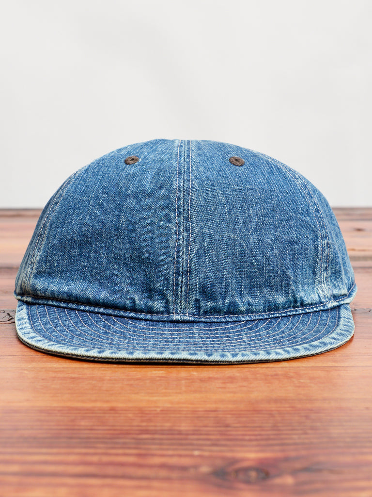 Denim Service Cap in Vintage Indigo – Blue Owl Workshop