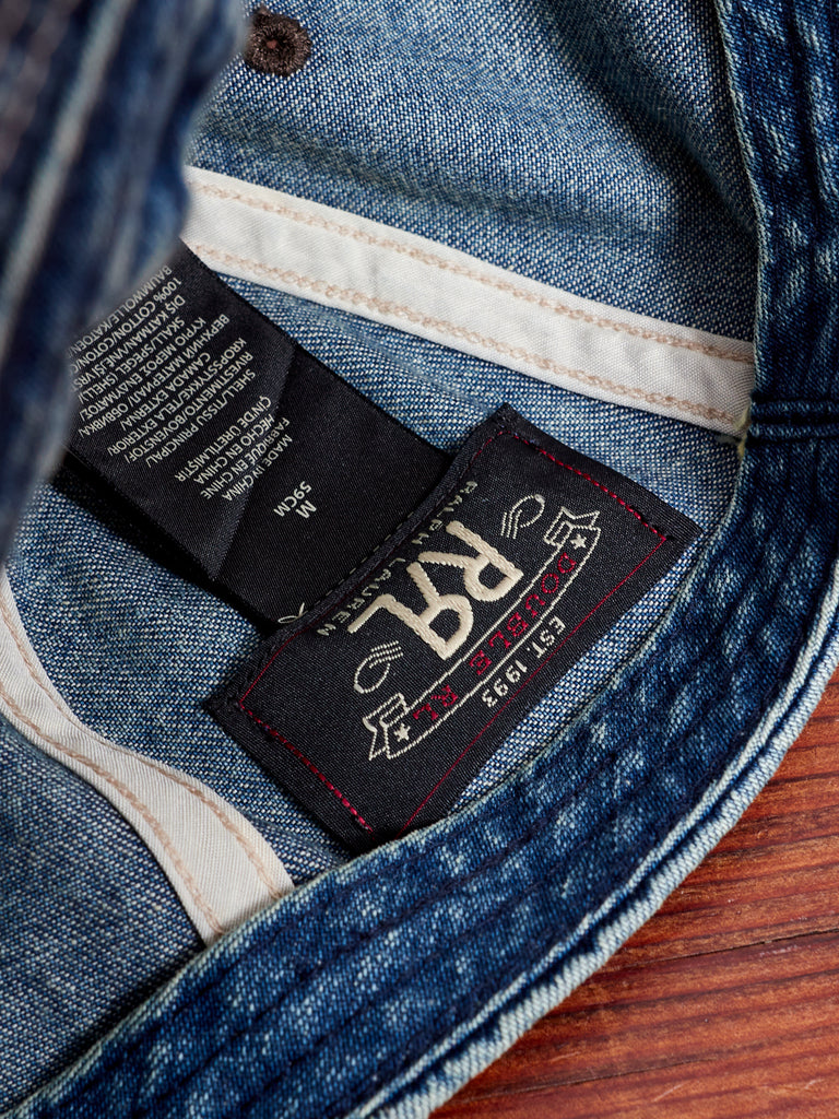 Denim Service Cap in Vintage Indigo – Blue Owl Workshop
