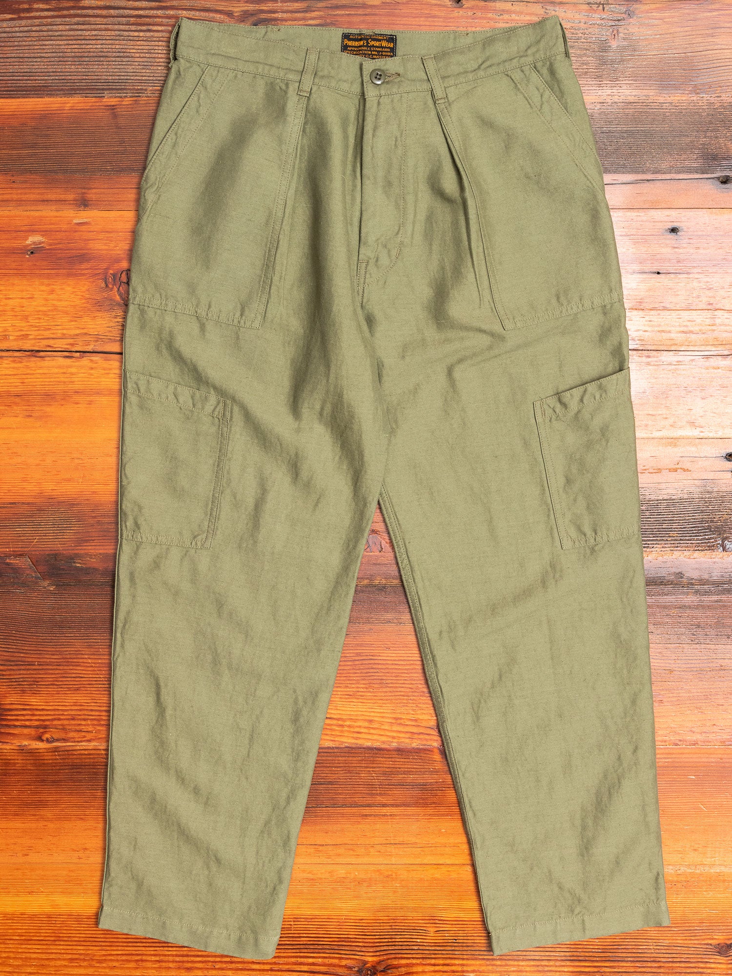 Baker Utility Military Pants in Olive – Blue Owl Workshop