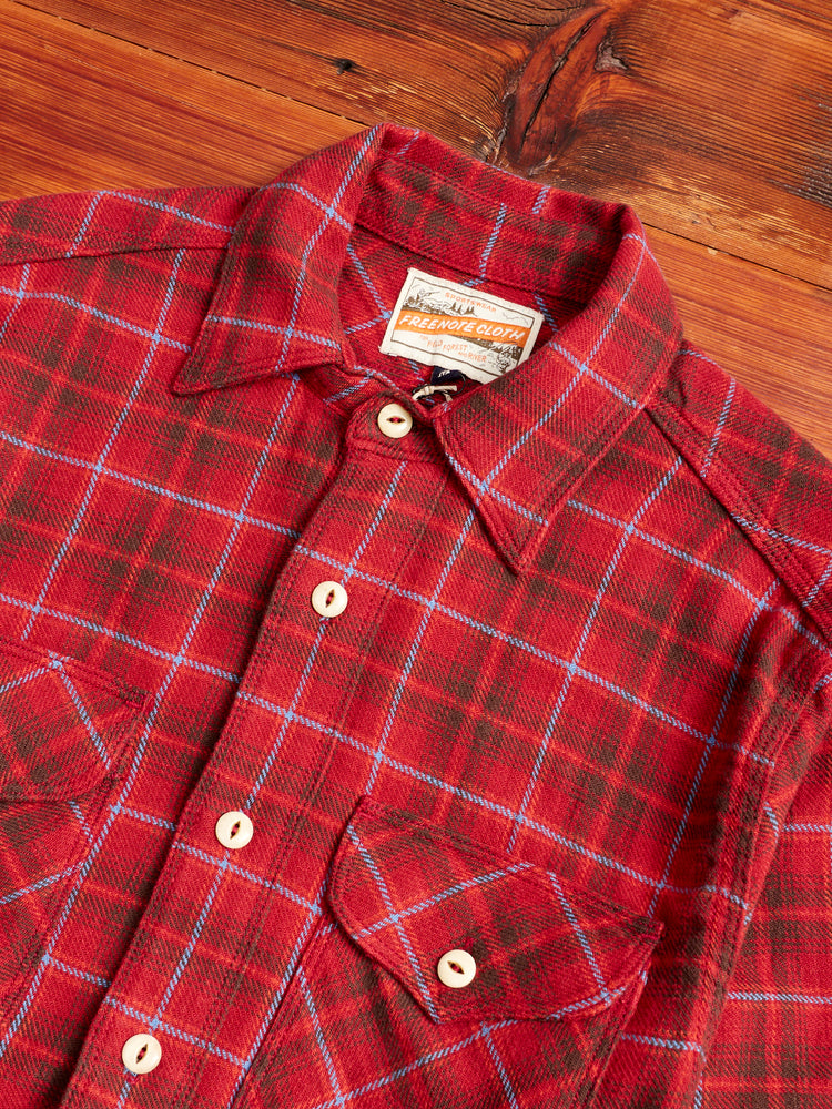 Wells Work Shirt in Rust Plaid – Blue Owl Workshop
