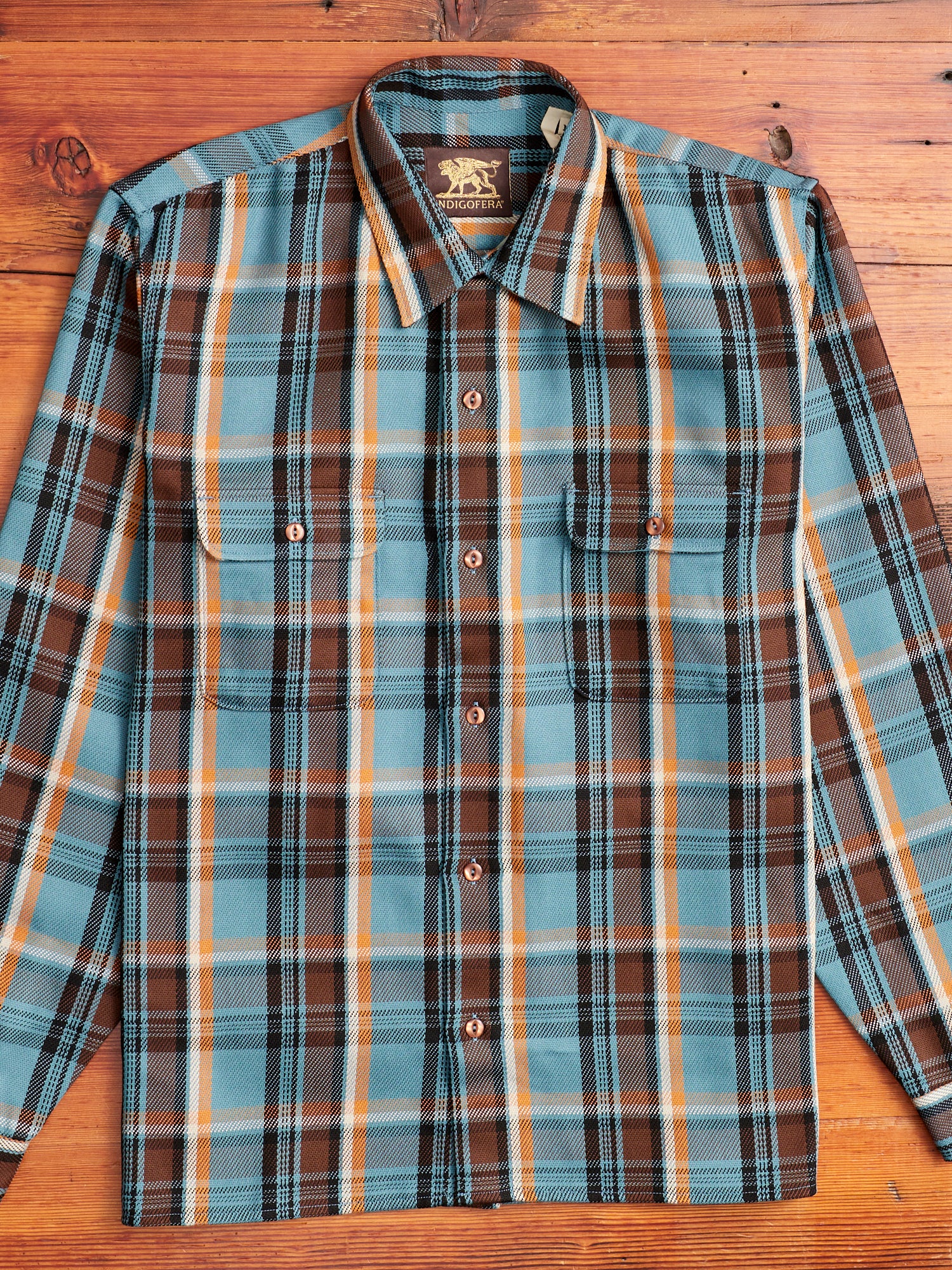 Webster Shirt in Blue Twill Check – Blue Owl Workshop