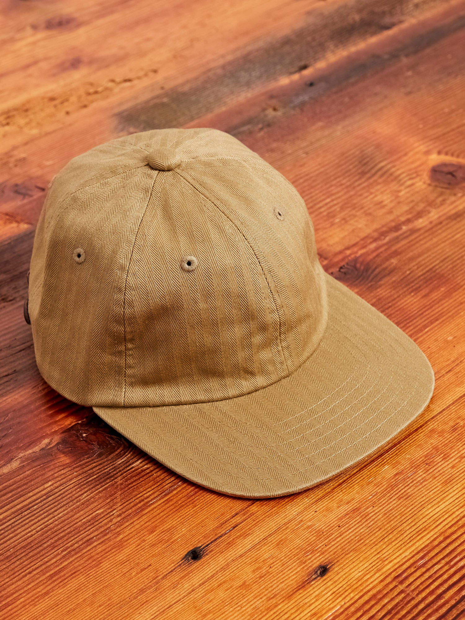 6-Panel HBT Cap in Khaki – Blue Owl Workshop