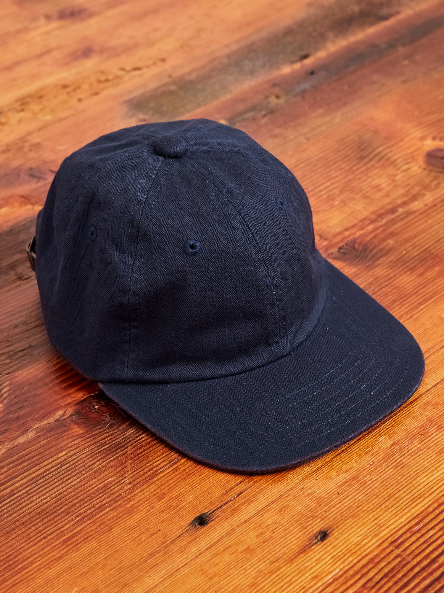 6-Panel HBT Cap in Navy – Blue Owl Workshop