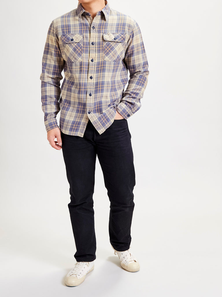 Matlock Work Shirt in Blue/Yellow – Blue Owl Workshop