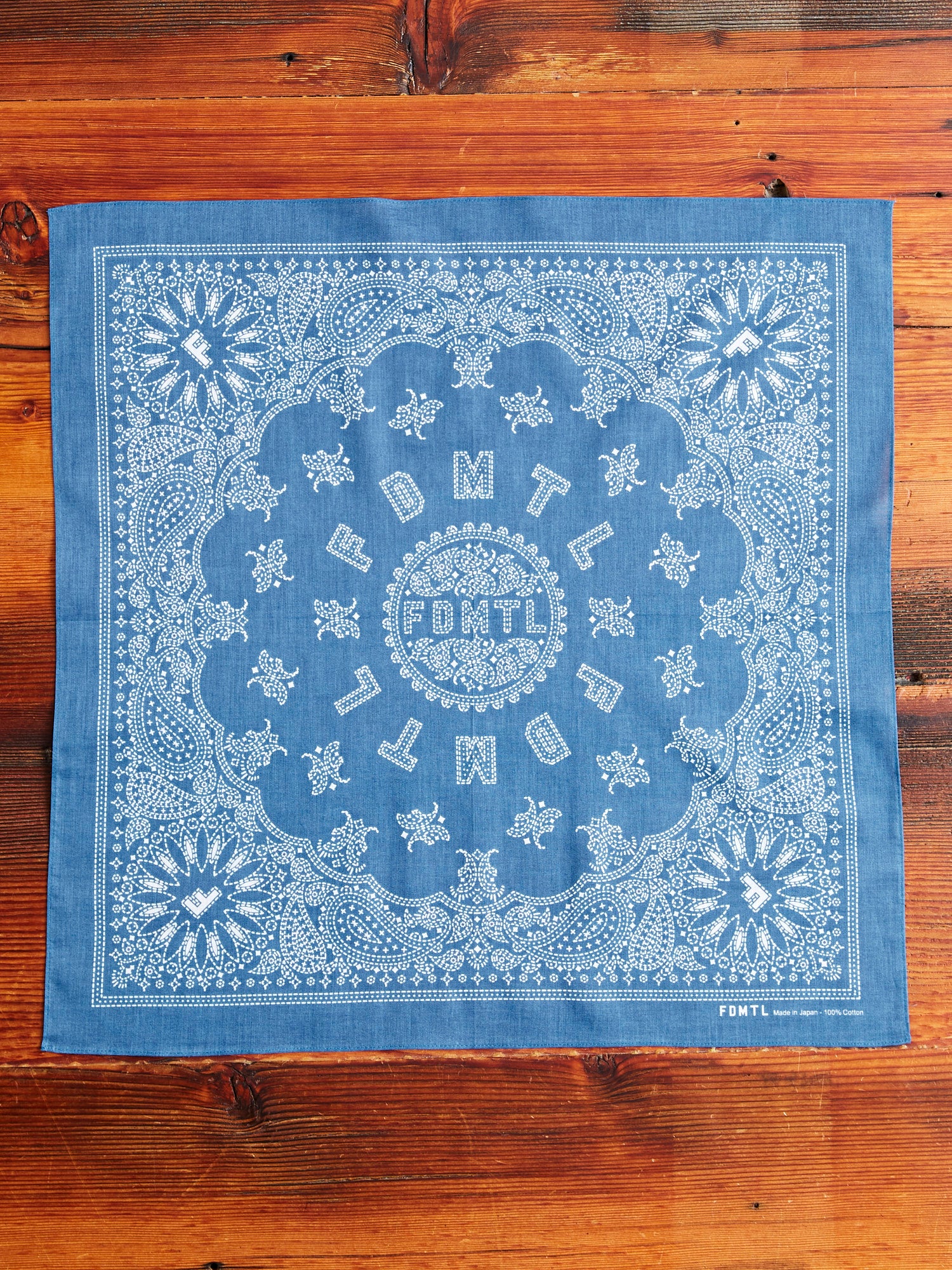 Paisley Bandana in Light Blue – Blue Owl Workshop