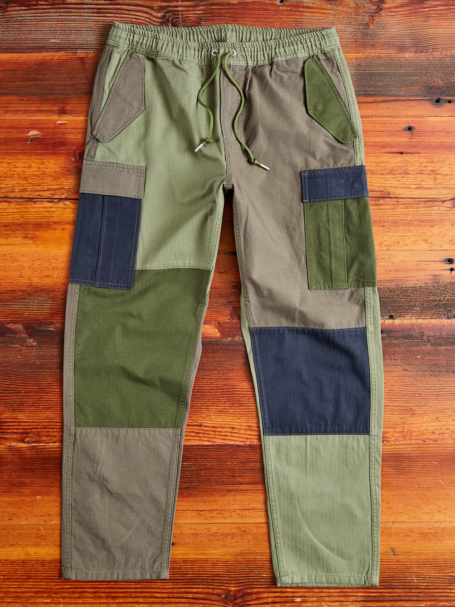 Patchwork Cargo Pants in Khaki – Blue Owl Workshop