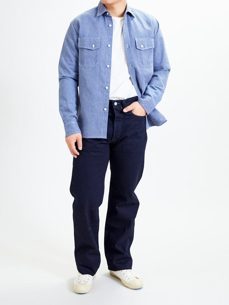 Limited Edition 15oz Double Indigo Selvedge Denim - Straight Fit – Blue ...