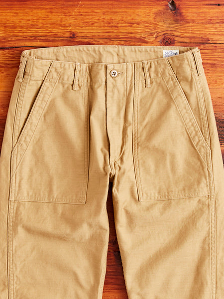 Slim Fatigue Pants in Khaki – Blue Owl Workshop