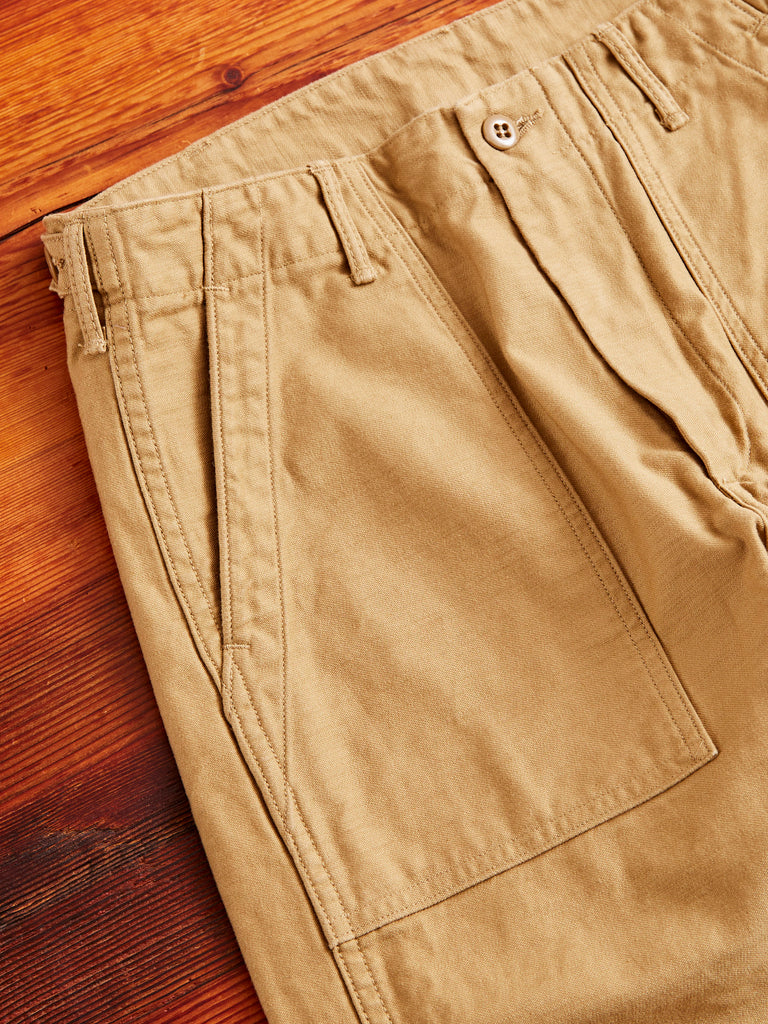 Slim Fatigue Pants in Khaki – Blue Owl Workshop