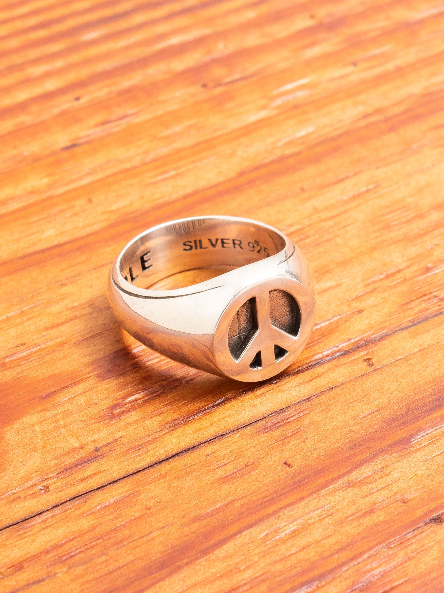 Peace Ring in Silver – Blue Owl Workshop